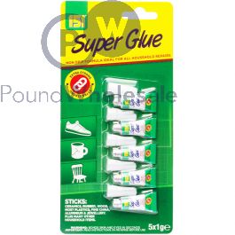 Wholesale 151 Extra Strong Super Glue 1g 5 Pack | Pound Wholesale