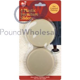 Wholesale 151 Love Your Wood Plastic Furniture Sliders 4 Pack | Pound ...