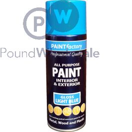 Wholesale All Purpose Light Blue Spray Paint 400ml (metal,wood And ...