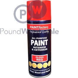 Wholesale All Purpose Red Gloss Spray Paint 400ml (metal,wood And ...