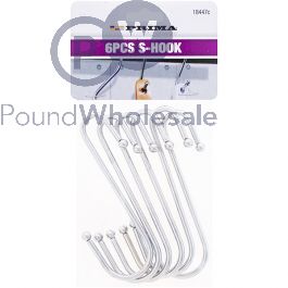 Wholesale Prima Stainless Steel S-hook 6 Pack | Pound Wholesale