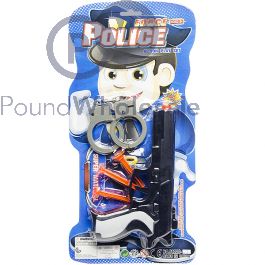 Wholesale Police Force Pistol Gun Play Set 5pc | Pound Wholesale