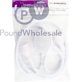 Wholesale Prima Pvc Shower Set 1.5m Reinforced Hose & Head | Pound ...