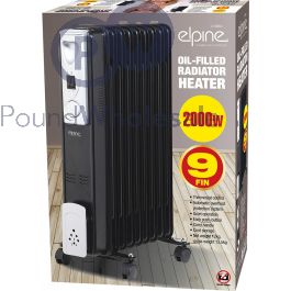Wholesale Elpine Oil-filled Radiator Heater 2000w | Pound Wholesale