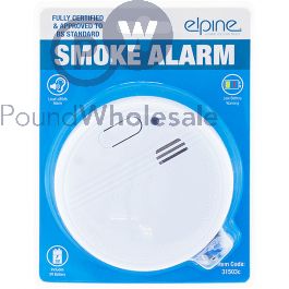 Wholesale Elpine 85db 9v Battery Smoke Alarm | Pound Wholesale
