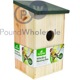 Wholesale Flying High Wild Bird Wooden Nesting Box | Pound Wholesale