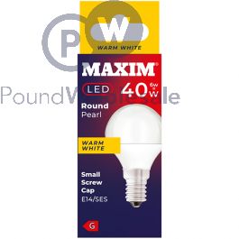 Wholesale Maxim 6w=40w Round Pearl Warm White E14/ses Led Light Bulb ...