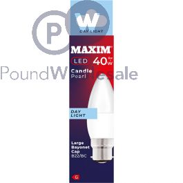 Wholesale Maxim 6w=40w Candle Pearl Day Light B22 Bc Led Light Bulb ...