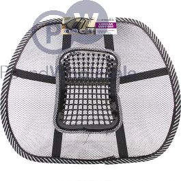 Wholesale Prima Mesh Lumbar Support Cushion Black | Pound Wholesale