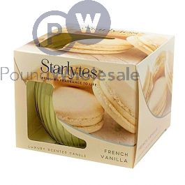 Wholesale Starlytes French Vanilla Luxury Scented Candle 85g | Pound ...