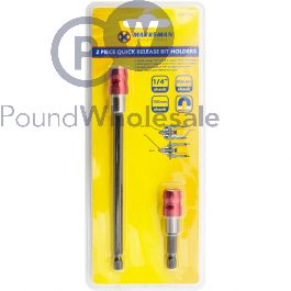 Wholesale Marksman Quick Release Bit Holder Set 2pc | Pound Wholesale