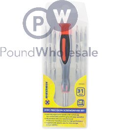 Wholesale Marksman Precision Screwdriver Set 31pc | Pound Wholesale