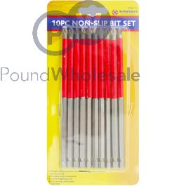 Wholesale Marksman Pz2* Non-slip Bit Set 15cm 10pc | Pound Wholesale