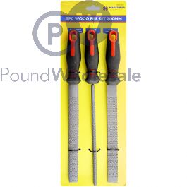 Wholesale Marksman Wood File Set 20cm 3pc | Pound Wholesale