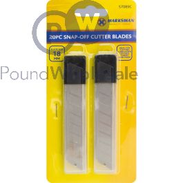 Wholesale Marksman Snap-off Cutter Blades 20pc | Pound Wholesale