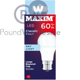Wholesale Maxim 10w=60w Classic Pearl Day Light B22 Bc Led Light Bulb ...