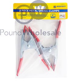 Wholesale Marksman Metal Spring Clamps Set 6" 2pc | Pound Wholesale