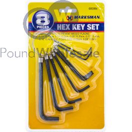 Wholesale Marksman Hex Key Set 8pc | Pound Wholesale