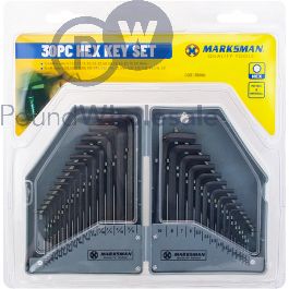 Wholesale Marksman Metric & Imperial Hex Key Set 30pc | Pound Wholesale