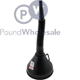 Wholesale Roadster Black Flexible Funnel 145mm | Pound Wholesale