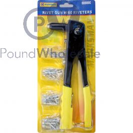Wholesale Rivet Gun (with 60 Riveters) | Pound Wholesale