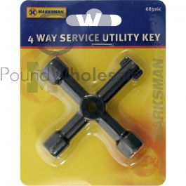Wholesale 4 Way Service Utility Key | Pound Wholesale