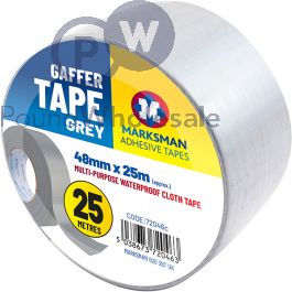Wholesale Marksman Grey Gaffer Duct Tape 48mm X 25m | Pound Wholesale