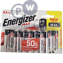 Wholesale Energizer Max Aa Alkaline Batteries 16 Pack | Pound Wholesale