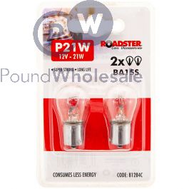 Wholesale Roadster P21w 12v 21w Ba15s Car Light Bulb 2 Pack | Pound ...