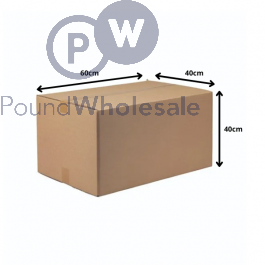 Wholesale Strong Plain Double Wall Cardboard Box 60cm X 40cm X 40cm ...