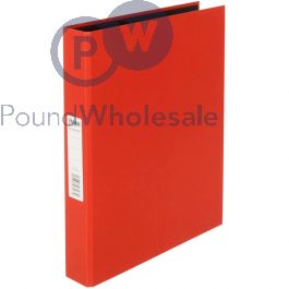 Wholesale Pukka A4 Red Ring Binder Folder | Pound Wholesale