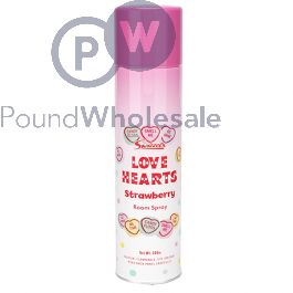 Wholesale Swizzels Love Hearts Strawberry Room Spray 300ml | Pound ...