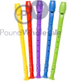 Wholesale Pp Musical Instrument Recorder 30cm Assorted Colours | Pound ...