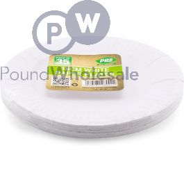 Wholesale Paper Plates White 18cm 35 Pack | Pound Wholesale
