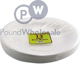 Wholesale Poly Plates 25cm 12 Pack | Pound Wholesale