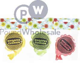 Wholesale Pp Whoopee Fart Cushion 9cm Assorted Colours | Pound Wholesale