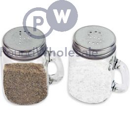 Wholesale Mini Mason Jar Salt And Pepper Shaker Pots | Pound Wholesale