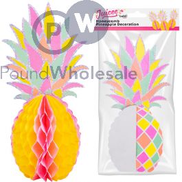 Wholesale Bello Juicee Honeycomb Pineapple Decoration | Pound Wholesale