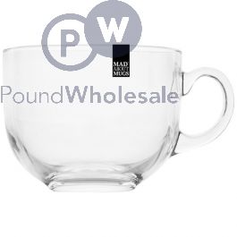 Wholesale Mad About Mugs Glass Mug 15oz | Pound Wholesale