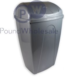 Wholesale Swing Bin 25l Silver | Pound Wholesale