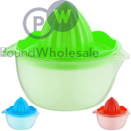Wholesale Citrus Squeezer Set Assorted Colours | Pound Wholesale