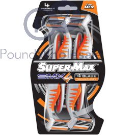 Wholesale Supermax Smx4 4 Blade Technology (for Men) | Pound Wholesale