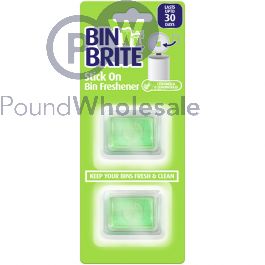 Wholesale Bin Brite Citronella & Lemongrass Stick-on Bin Freshener 2 ...