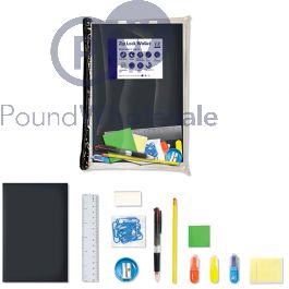 Wholesale Zip Lock Wallet Stationery Set | Pound Wholesale