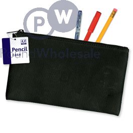 Wholesale Rubber Pencil Case Black | Pound Wholesale