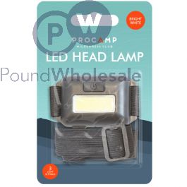 Wholesale Procamp Bright White Led Camping Head Lamp | Pound Wholesale