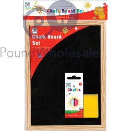 Wholesale Kids Create A4 Chalk Board Set | Pound Wholesale