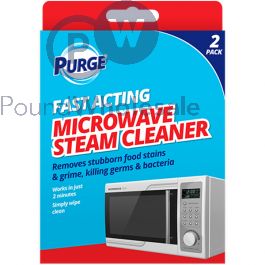 Wholesale Purge Fast Acting Microwave Steam Cleaner 2 Pack | Pound ...