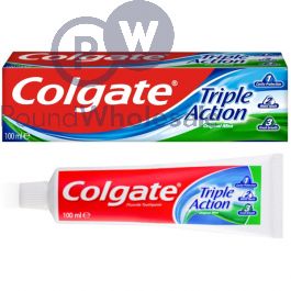 Wholesale Colgate Original Mint Triple Action Toothpaste 100ml | Pound ...