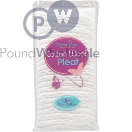 Wholesale Cotton Tree 100% Cotton Wool Pleat 80g | Pound Wholesale